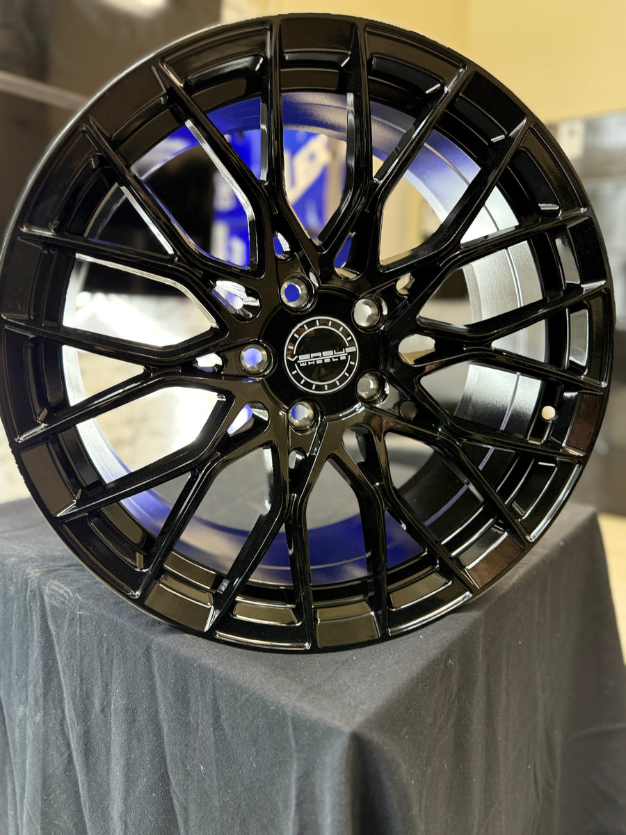 18" 5x114.3 Versus Vs442 - Black - fits most Honda, Nissan , Toyota, H – Modern-Wheel