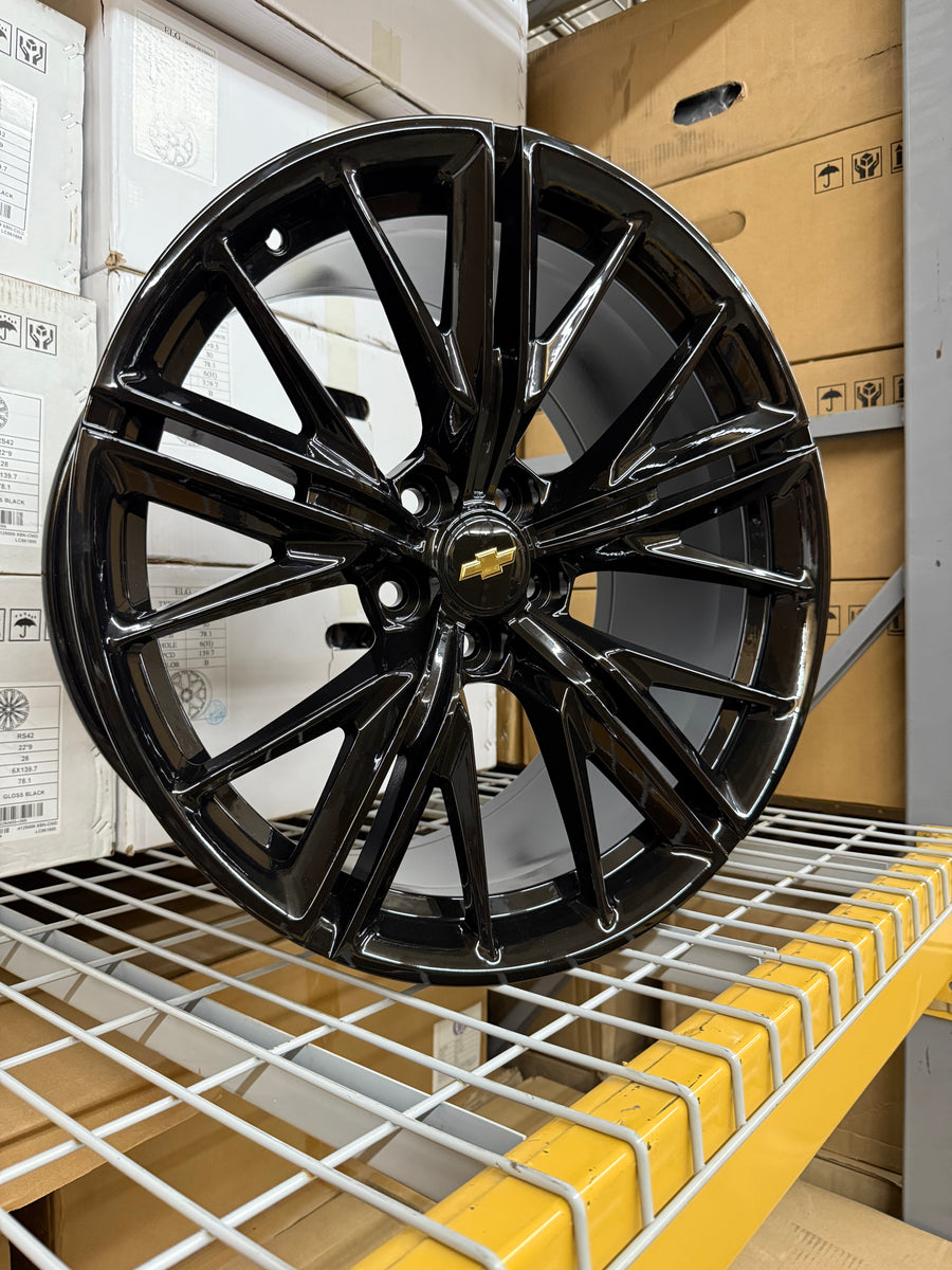 20” Camaro ZL1 Style Reps Gloss Black staggered 20x10 20x11 – Modern-Wheel