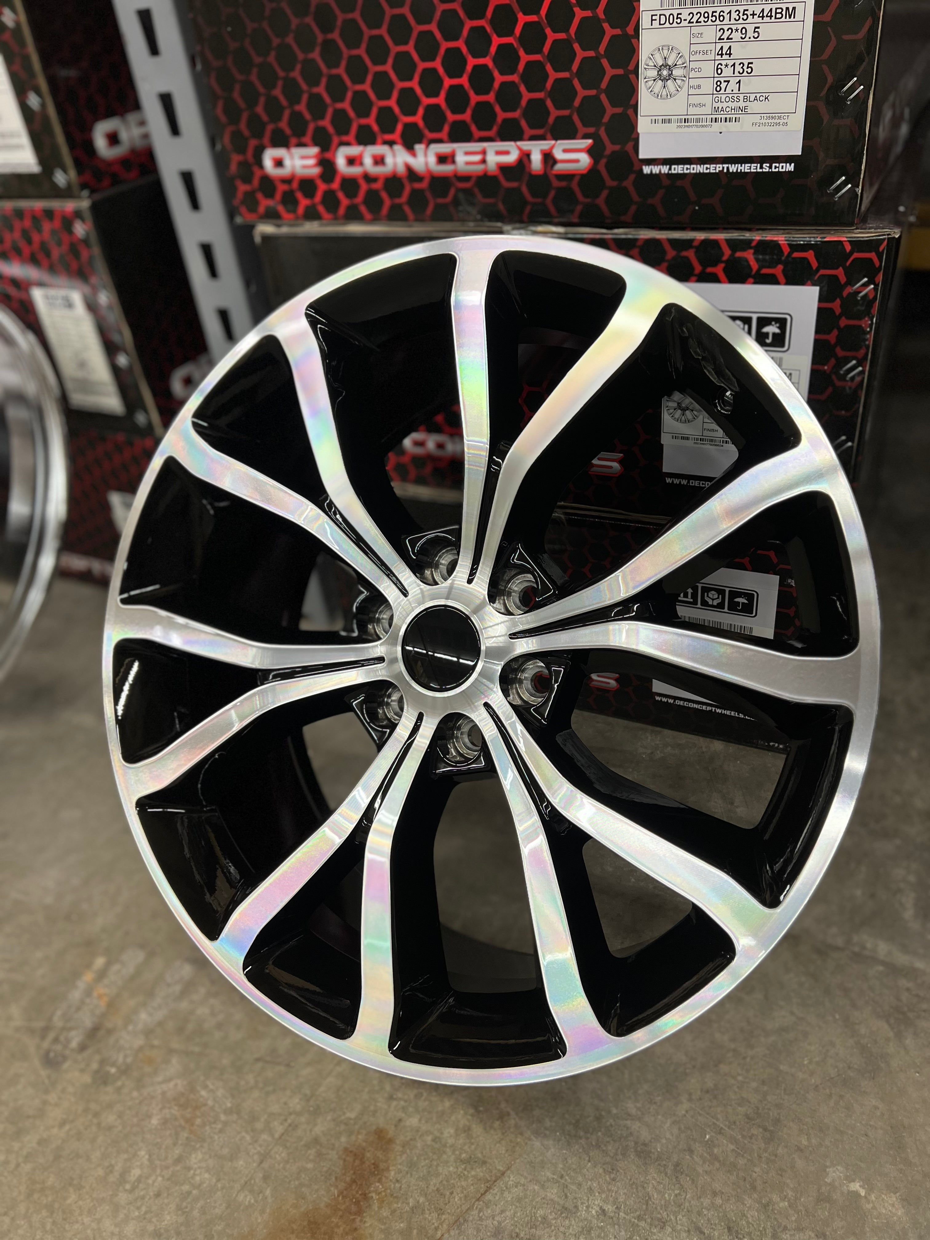 24" Ford F150, Expedition and Lincoln FD05 Platinum Style Rep Wheels i ...